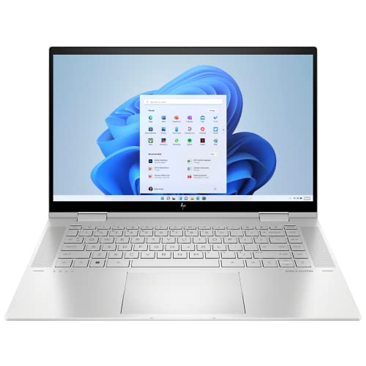 HP Envy X360 15 2-in-1 Laptop 15.6" FHD IPS Touchscreen 12th Generation Intel 12-Core i5-1240P (Beats i7-1165G7) 32GB RAM 1TB SSD Backlit Keyboard Thunderbolt USB-C B&O Win11 Silver + HDMI Cable