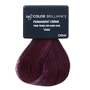 Ion True Tones for Dark Hair Permanent Crème Hair Color Violet Violet