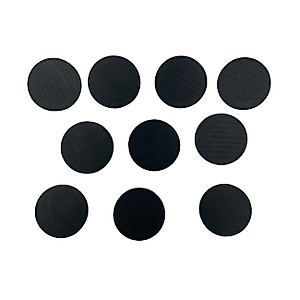 1 Inch Circular Magnetic RPG Bases | Medium Figure Size | 10 Pack | Magnets Included | Terrain Genesis