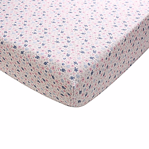 7 PCs Pink Embroidery Butterfly Nursery Crib Bedding Set 100% Cotton Baby Girl 3D Butterfly Themed Cot Bedding Set 1 Quilt, 1 Skirt, 1 Fitted Sheet, 1 Window Valance, 3 Butterfly Shaped Wall Decor