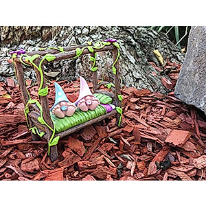 Miniature Baby Gnome “Toby” – The Baby Gnome with The Polka Dot Blue Hat for The Fairy Garden