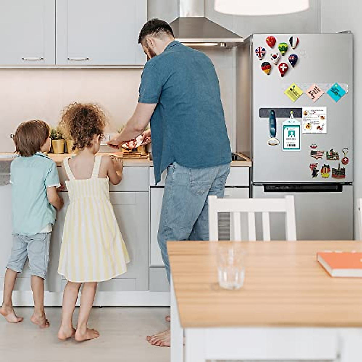 8 Packs Strips Felt Bulletin Board Bar with 50 Push Pins for Office Home,Self-Adhesive Felt Cork Board Bar Strips for Paste Notes, Photos, Schedules(Black,White,Gray)