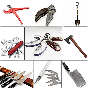 30 Pcs 1/2" x 12" Replacement Sharpening Belt Kit for Official Work Sharp Knife & Tool Sharpener (WSKTS & WSKTS-KT/Mk.1 & Mk.2) - 80/120/240/400/1000/2500 Grits