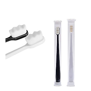 Tangnert Extra Soft Toothbrush - 2 Pcs, Ultra Soft-bristled Adult Toothbrush Micro-Nano 20000 Floss Bristle Good Cleaning Effect for Sensitive Teeth Oral Gum Recession (2PCS)