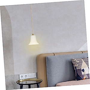 DOITOOL Chic Lampshade Glass Light Cover Easy Assembly for Bedroom Living Room Ceiling Lamp