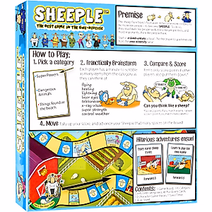 SHEEPLE™ - The Game Where Great Minds Think Alike | Fun Family Friendly Word Association Party Game, 3 to 12 Players, Ages 8+