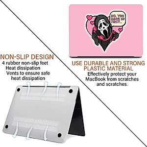 GABraden Compatible with MacBook Air 13 inch Case,2020 2019 2018 Release,(A2337 M1 A2179 A1932),with Touch ID and 2 Pack Keyboard Protectors (Pink-A51, Air 13'' A2337 M1 A2179 A1932)