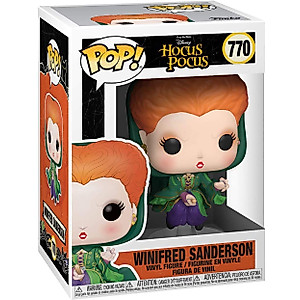 POP Disney: Hocus Pocus - Winifred Sanderson Flying Funko Vinyl Figure (Bundled with Compatible Pop Box Protector Case), Multicolored, 3.75 inches
