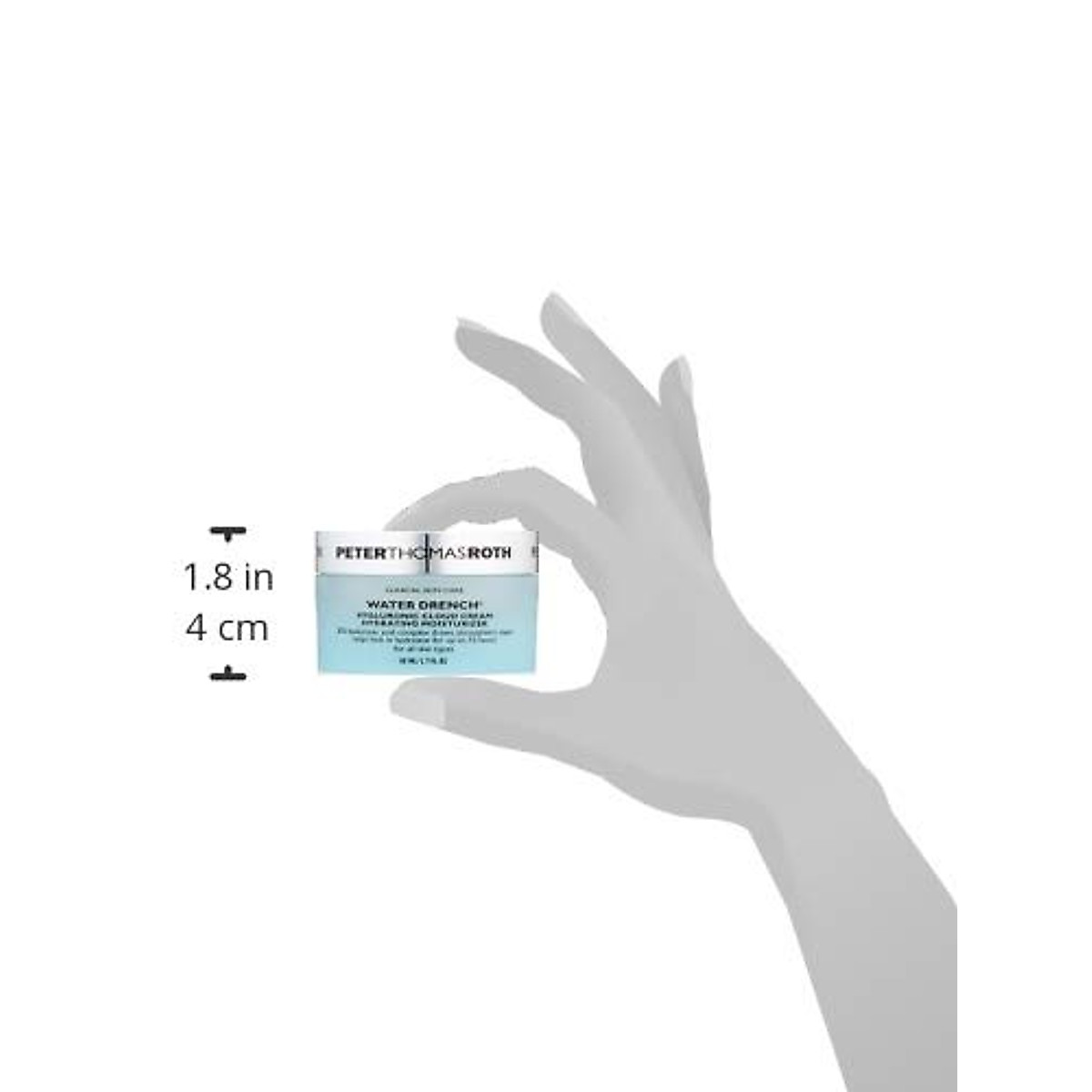 Peter Thomas Roth | Water Drench Hyaluronic Cloud Cream | Hydrating Moisturizer for Face, Up to 72 Hours of Hydration for More Youthful-Looking Skin, Fragnance Free, 1.69 Fl Oz