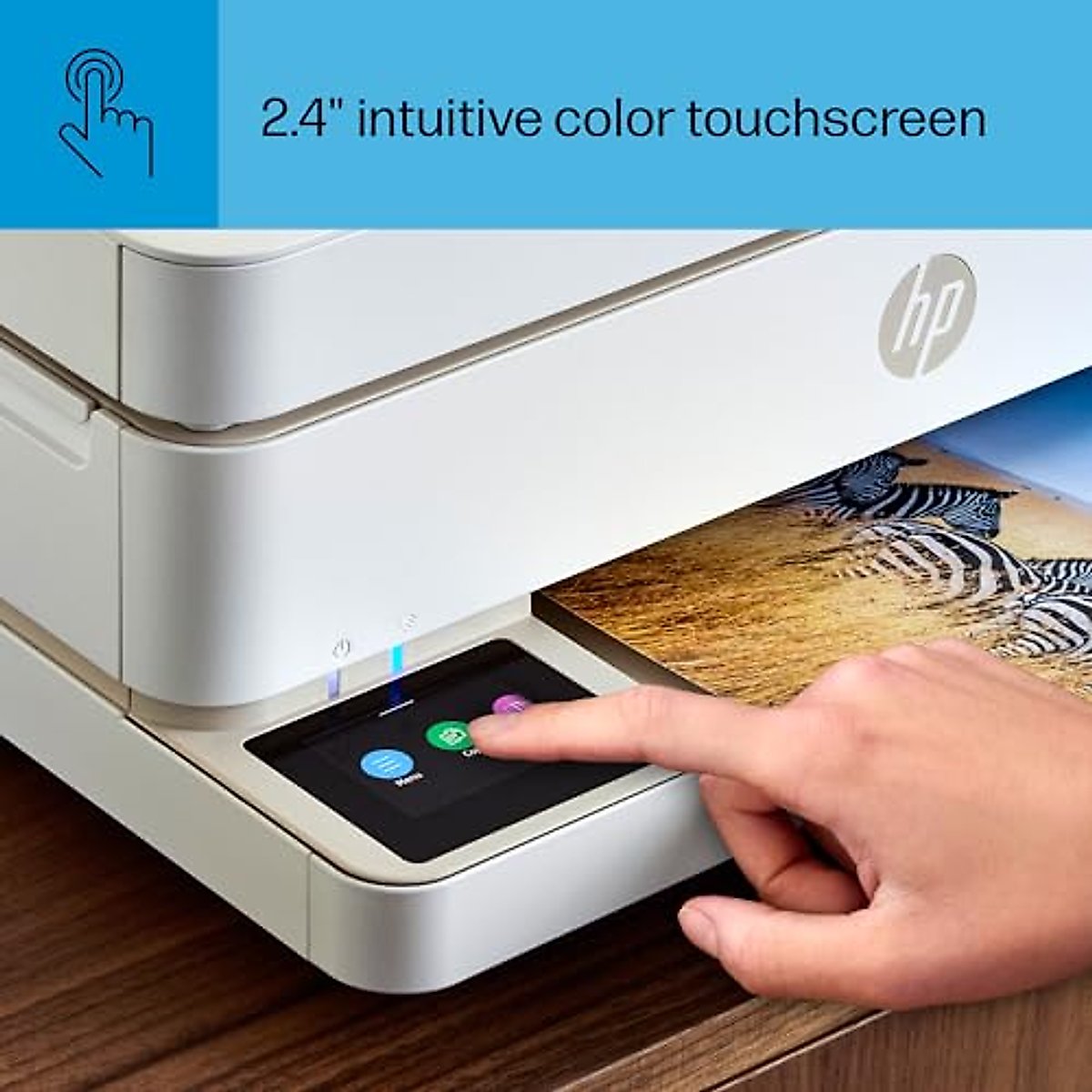 HP Envy 6555e Wireless All-in-One Color Inkjet Printer, Print, scan, Copy, Duplex Printing Best-for-Home, 3 months of Instant Ink included (714N5A)