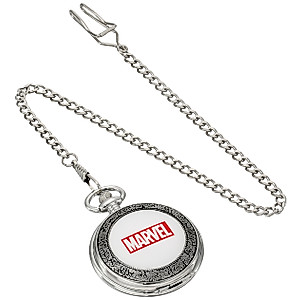 Marvel Men's Captain America W001741 Analog-Quartz Pocket Watch