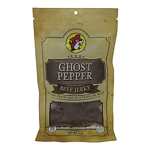 Buc-ee's Ghost Pepper Beef Jerky in a Resealable Bag, 4 Ounces