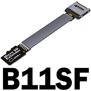 ADT-Link SD toSDHC SDXC UHS-I SD Card Extender Cable TF Memory Card Extension Card high-Speed Transmission Extension Flat Cable. (3cm, B11SF)