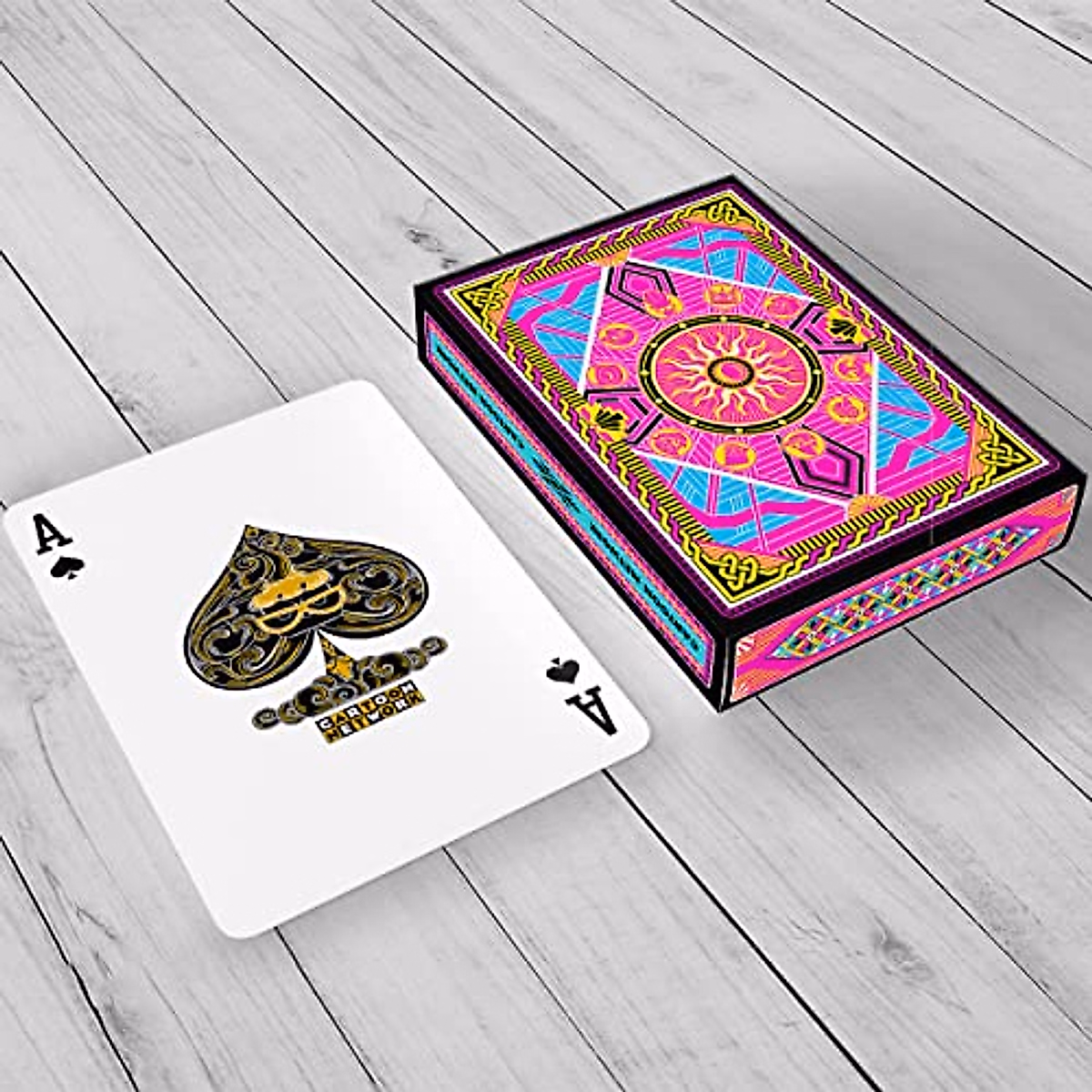 My Pet Elephant Cartoon Pack of Playing Cards - Premium Fancy Card Game with Jokers Included