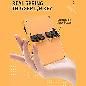 JoySeed Powkiddy RGB20S Handheld Arcade Game Console with 20000 Games, 128G 3.5 Inch Retro Portable Game Console - Yellow