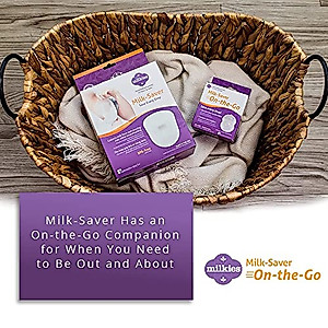 Fairhaven Health Milkies Milk-Saver, Milk Catcher for Breastmilk, Shell to Collect Leaking Breastmilk, Collector Cup for Nursing & Breastfeeding, Saves Up to 2 Ounces of Leaking Liquid Gold, Silicone-Free