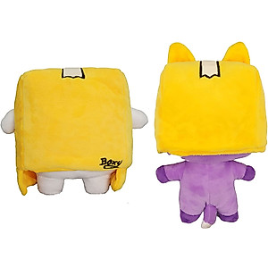 YWYWVVS Foxy Boxy Rocky Plush, Soft Stuffed Plush Toys Gift Set, Great Graduation Birthday Gifts for Boy Girl Friend Kids