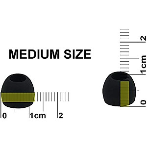 12pcs (ALL-B) 4S / 4M / 4L Replacement Ear Adapters Earbuds Ear Tips Set Compatible with Sol Republic AMPS, AMPS HD, Jax, Shadow and Relays Sport Wireless In-Ear Earphones