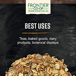 Frontier Co-op Cut & Sifted Wildcrafted Cascara Sagrada Bark 1lb - Aged Buckthorn Bark, Bulk Wholesale Bag