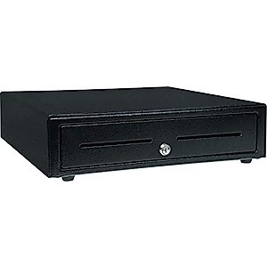 Star Micronics CD4-1616 5 Bill / 5 Coin Choice Series Cash Drawer with 2 Media Slots and Included Cable (16" x 16") - Black