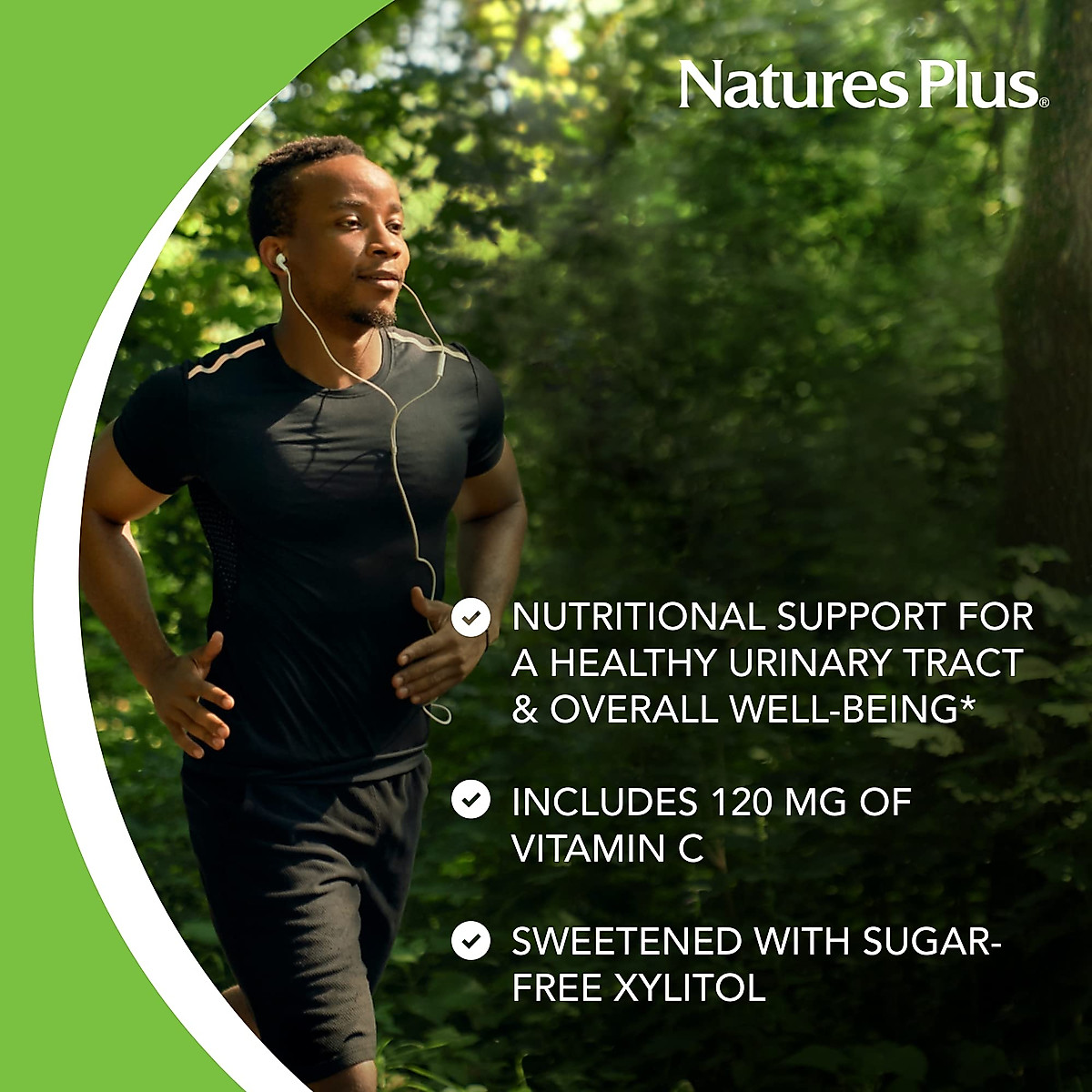 Nature's Plus - Ultra Chewable-Cranberry W/Vit C, 200 mg, 90 chewable tablets