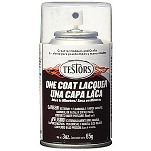 Testor's 1834MT 3 Oz Clear Wet Look One Coat Spray Lacquer3