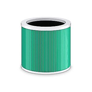 MORENTO HY1800 Air Purifiers for Bedroom with Air Purifiers Pet Allergy Filter, White