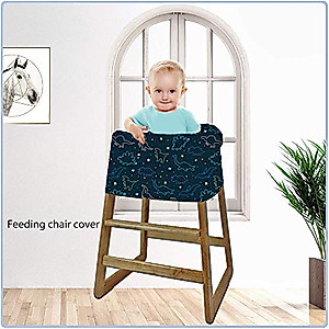 Car Seat Covers Canopy Cover - Multi-use Cover Carseat Canopy, Breathable Breastfeeding Cover, Car Seat Covers for Bbies, Boys & Girls Shower Gifts (Dark Blue Dinosaur)