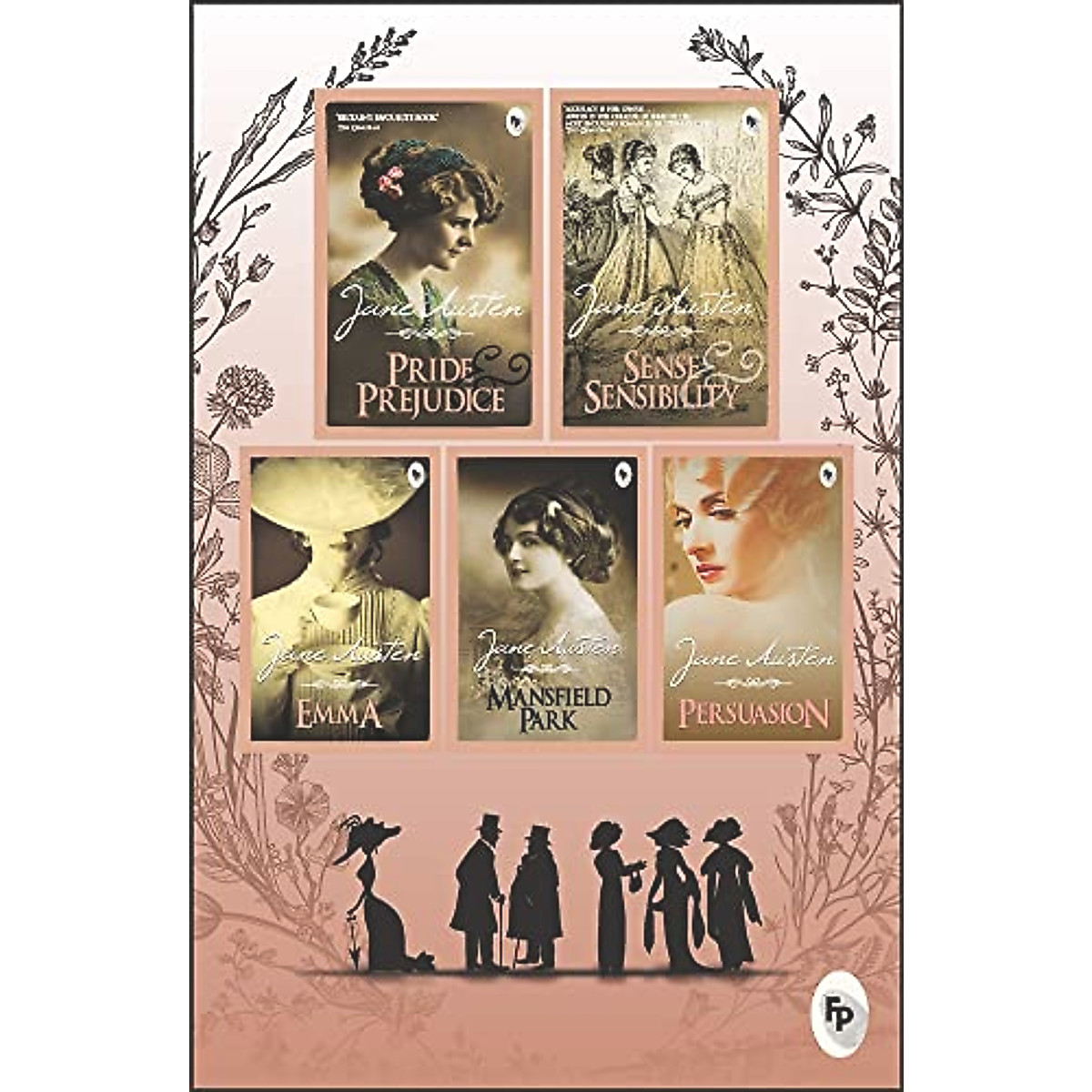 Greatest Works of Jane Austen (Set of 5 Books)