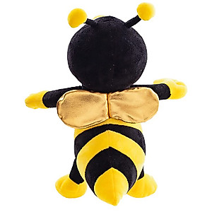 CASAGOOD Cute Bumblebee Stuffed Animals Super Soft Yellow Bee Plush Toys Stuffed Honeybee Plushies Animal with Wings Honey Bee Plush Doll Animal Toy for Kids & Lovers 13 INCH