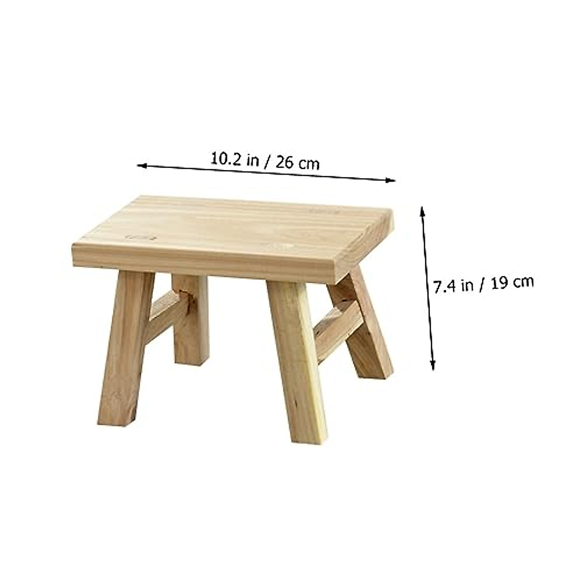 GLSTOY Wooden Stool Stool Foot Stool Footstool for Toilet Stepping Stool for Adults Step Stool Bathroom Stool Small Short Stool Small Footstool Stools for Adults