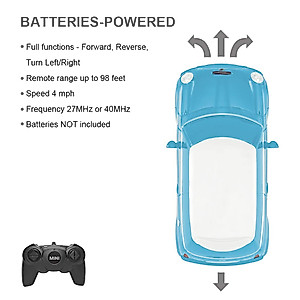 RASTAR 1:24 RC Cars Toy Mini Cooper Car for Kids Mini Cooper S Remote Control Car - Blue