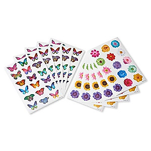 American Greetings Kids Sticker Sheets, Butterflies and Flowers (165-Count)