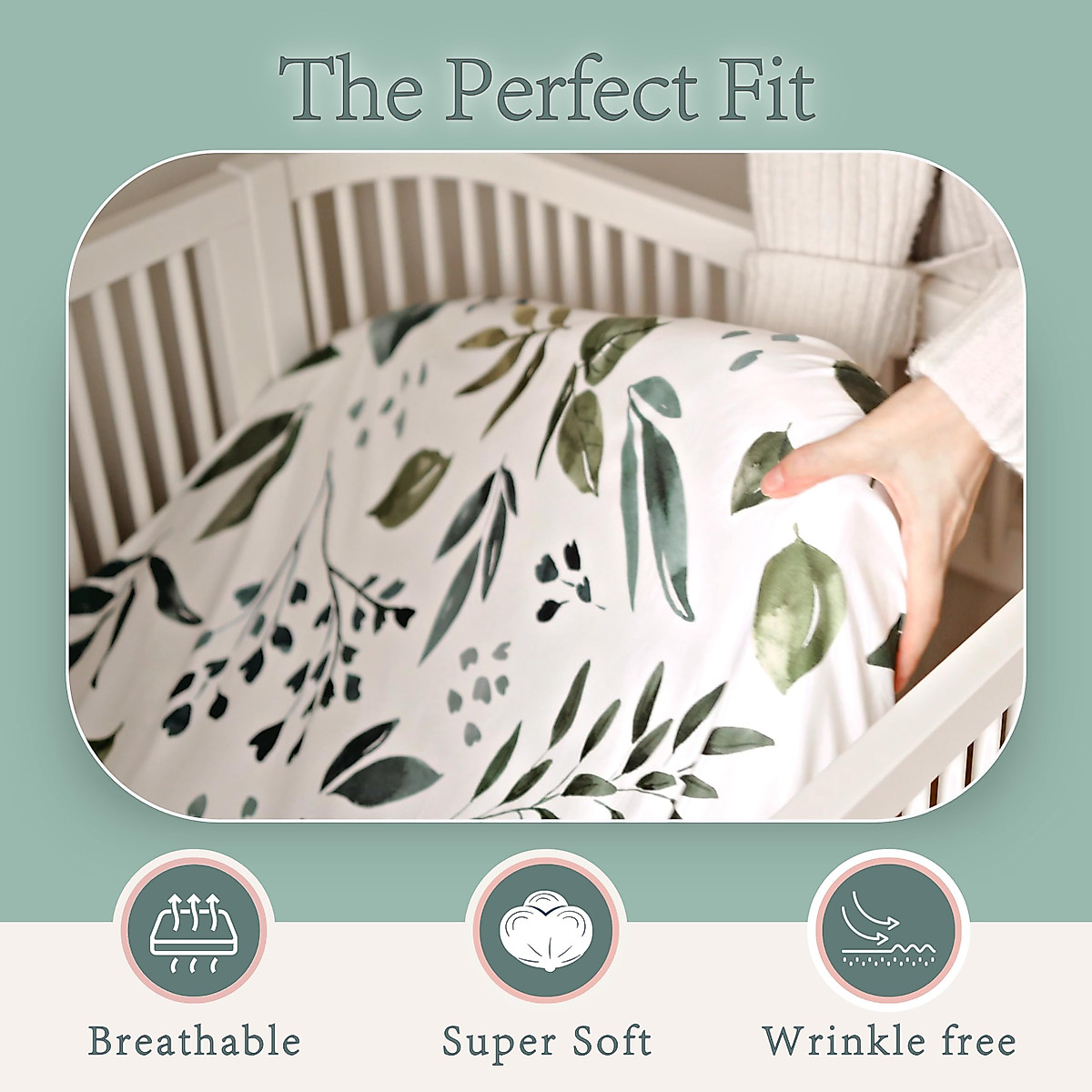 Premium Gender-Neutral Crib Sheet Set - 2 Pack | Ultra-Soft Bedding for Crib Mattress and Toddler Beds | Unisex Comfort and Elegance by Max&So