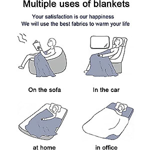 DHYYE Tractor Blanket with Equipment Trucks,Farm Tractor Vehicles Blanket Throw Blanket,2 Layers of Fabric (51x59In,8)