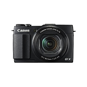 Canon Cameras Genuine PS G1 X Mark II 12.8MP Black - International Version (No Warranty)