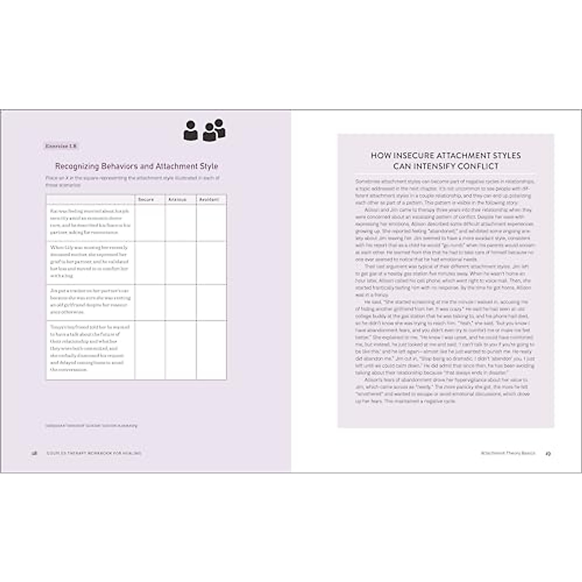 Couples Therapy Workbook for Healing: Emotionally Focused Therapy Techniques to Restore Your Relationship