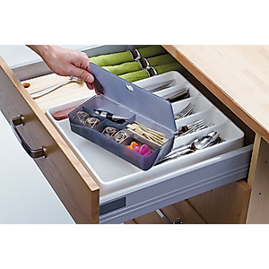 Prepworks by Progressive Flatware Organizer with Removable Storage Box
