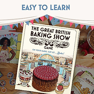 Ravensburger The Great British Baking Show Game - Fun and Fast-Paced Board Game | Perfect for Family and Friends | Great Gift for Gamers and Bakers | Suitable for Ages 10 and Up