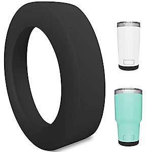 Silicone Boot Sleeve for YETI Tumbler 30 oz, 20 oz - Safer Protection and Less Noise for Yeti Coffee Mug Cup 20oz 30 oz - Dishwasher Safe
