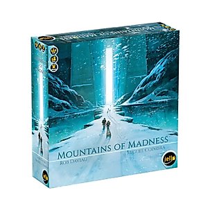 IELLO: Mountains of Madness, Strategy Board Game, Inspired By Popular Novel At the Mountains of Madness, 60 Minute Play Time, 3 to 5 Players, Ages 14 and Up