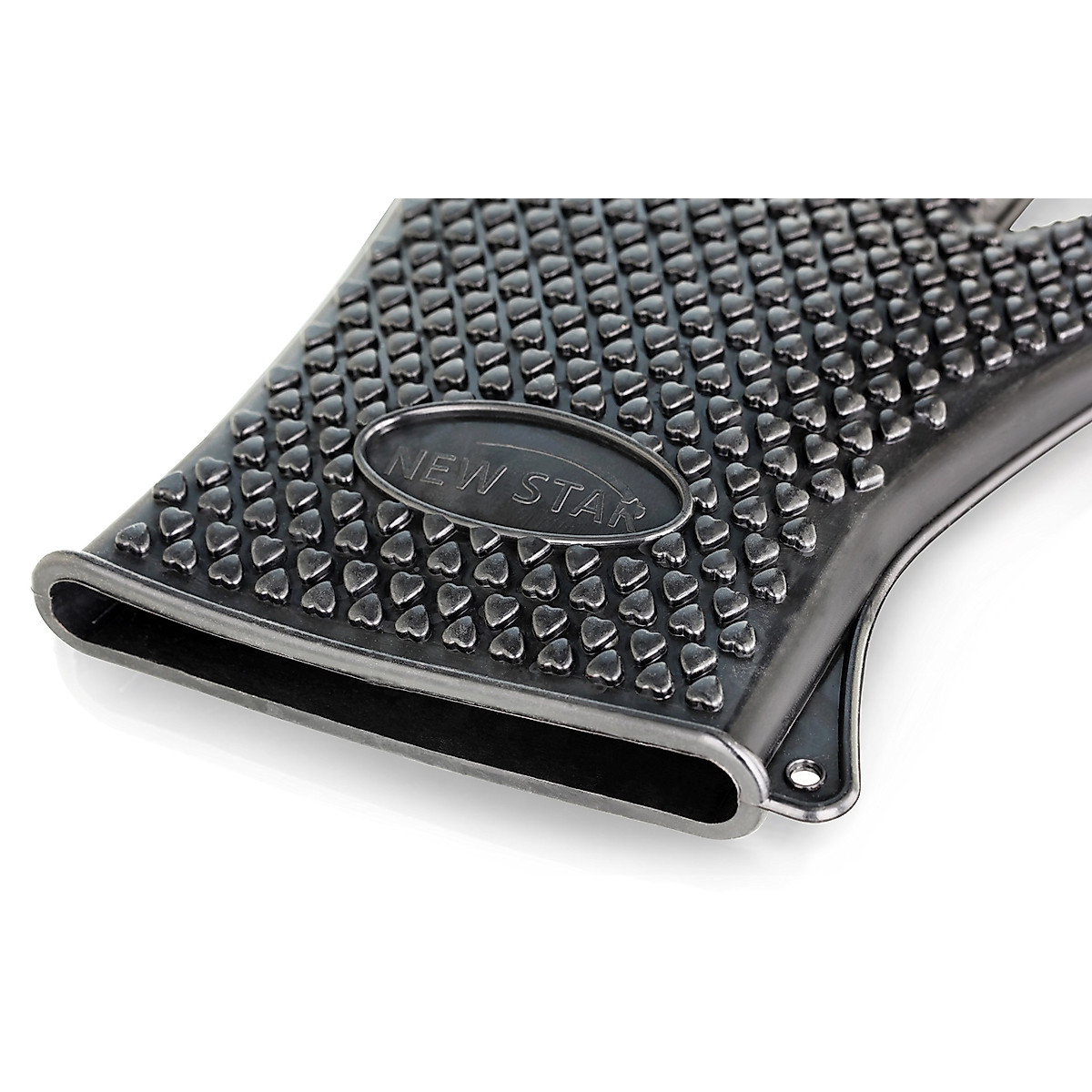 New Star Foodservice 32383 Commercial Grade Silicone Oven Mitts, Black, Set of 2