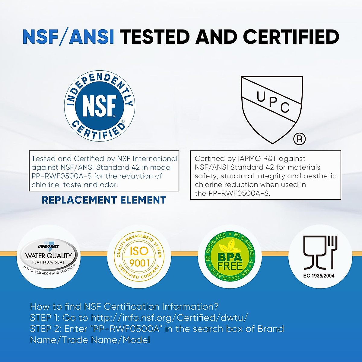 PUREPLUS 4396508 Refrigerator Water Filter, Replacement for EDR5RXD1, EveryDrop Filter 5, 4396510, 4392857, Kenmore 46-9010, 9085, LC400V, WF-NLC240V, RFC0500A, WF285, W10186668, 3Pack