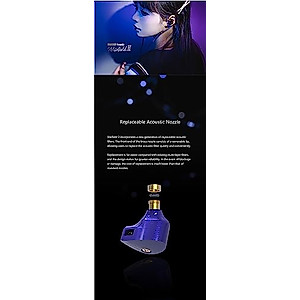 Moondrop Starfield 2 Earphone Dynamic Driver with Lithium-Magnesium in-Ear Headphone with 0.78 2Pin Cable