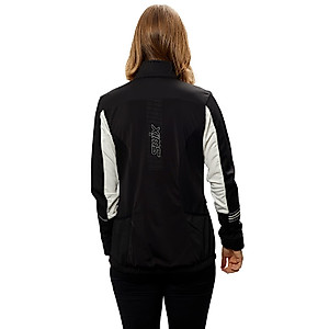 SWIX Women's Tokke Water-Repellent Breathable Lightweight Softshell Comfortable Fit, Black, Small