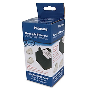 Petmate Fresh Flow Deluxe Replacement Pump 120V - Easy Install - AC Adapter and Cord Included (29027)