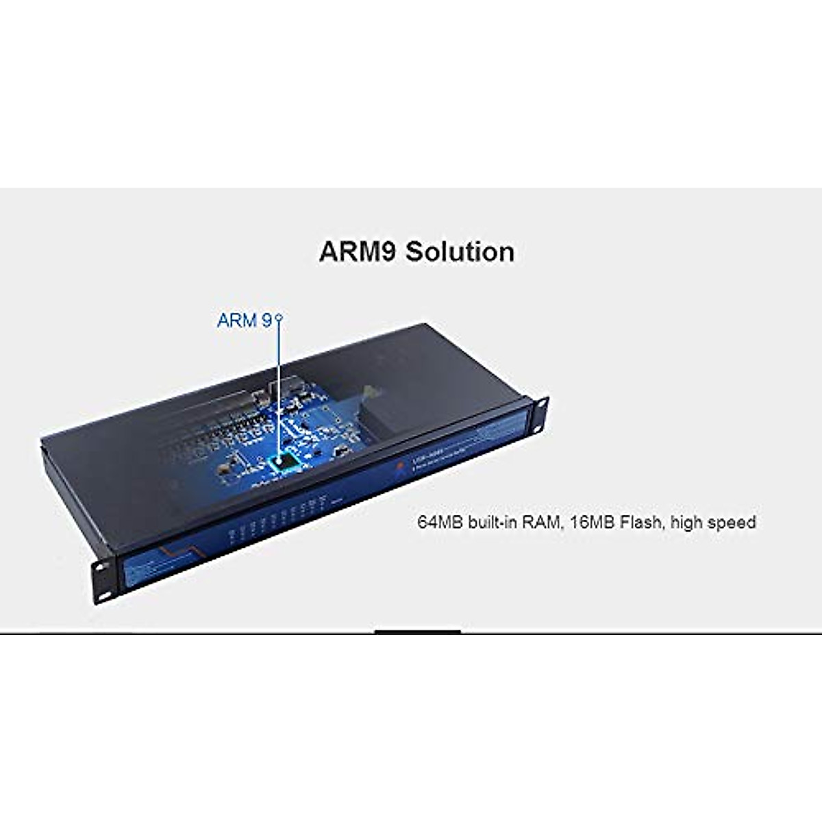 USR-N668 8 Ports Serial Ports Device RS232/RS485/RS422 Serial to Ethernet Converters Module Support TCP Server/UDP Client