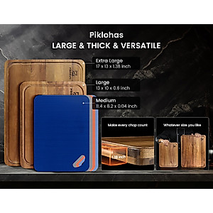 Piklohas Kitchen Knife Sets For Kitchen With Block, 14 Pieces With Magnetic Knife Holder, German High Carbon Stainless Steel Damascus Pattern Chef Knife Set With Sharpener, Steak Knives, Red