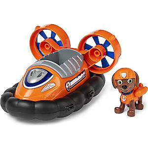 Paw Patrol, Zuma’s Hovercraft Vehicle with Collectible Figure, for Kids Aged 3 and Up