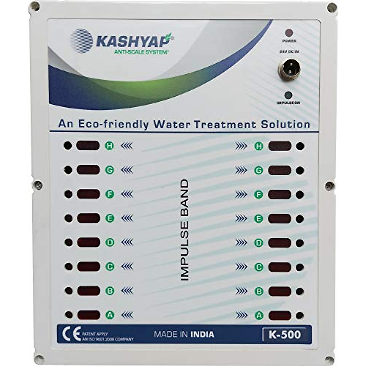 KASHYAP K500 Hard Water Mineral Descaler (20 inch pipes / 2,201 GPM) with water softener and clean water benefits